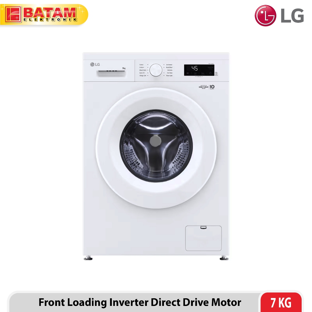 Jual LG Mesin Cuci Front Loading 7 Kg Inverter Direct Drive Motor ...