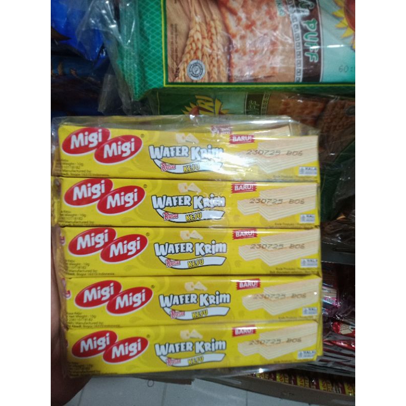 Jual Migi Migi Wafer Krim Rasa Keju 10Pcs | Shopee Indonesia