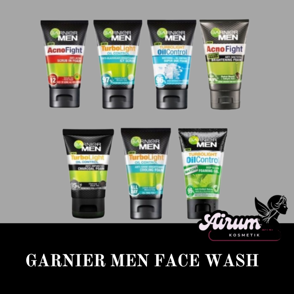 Jual Garnier Men face wash | Sabun muka cowok garnier 100 Ml (termurah ...