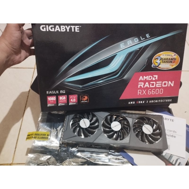 Jual Radeon RX 6600 eagle 8gb ddr6 (8 pin power) | Shopee Indonesia