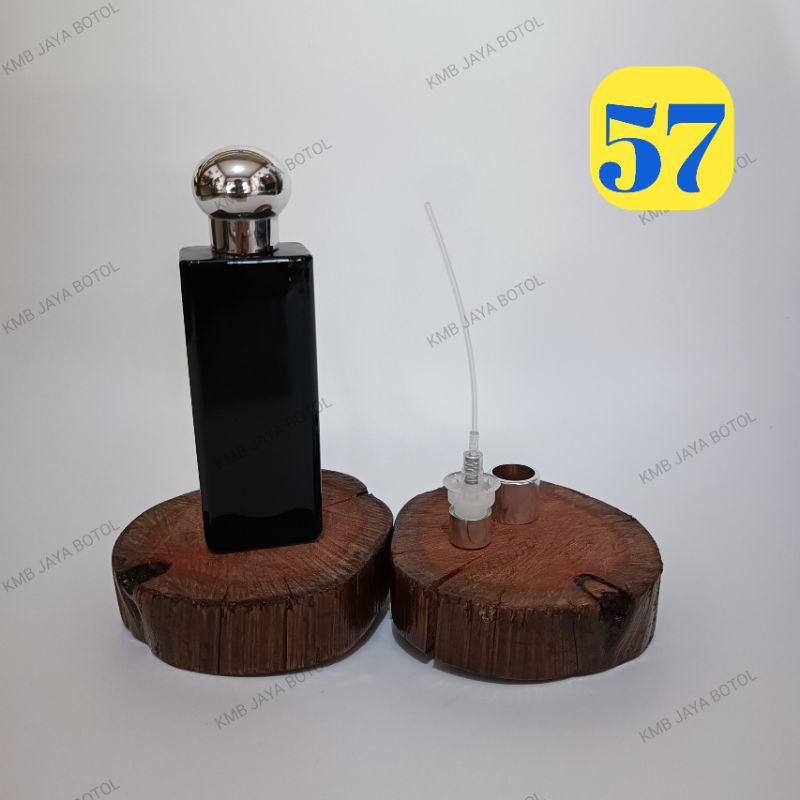 Jual BOTOL JOMALON BLACK 30 ML SEMI PRESS, BOTOL PARFUM, BOTOL KOSONG ...