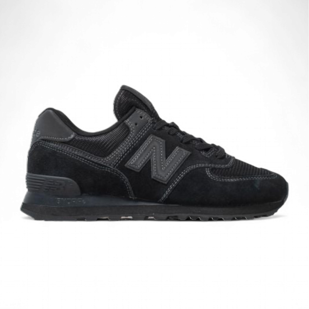 Jual Sepatu New Balance 574 Full Black | Shopee Indonesia