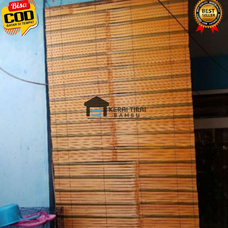 Jual KEREY TIRAI BAMBU LEBAR 2X3 TINGGI METER VELITUR PERNIS 1SET TALI ...