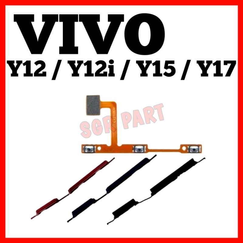 Jual Fleksibel + Tombol Luar On Off + Volume VIVO Y11 / Y12 / Y15 / Y17 /Y12i Fullset | Shopee ...