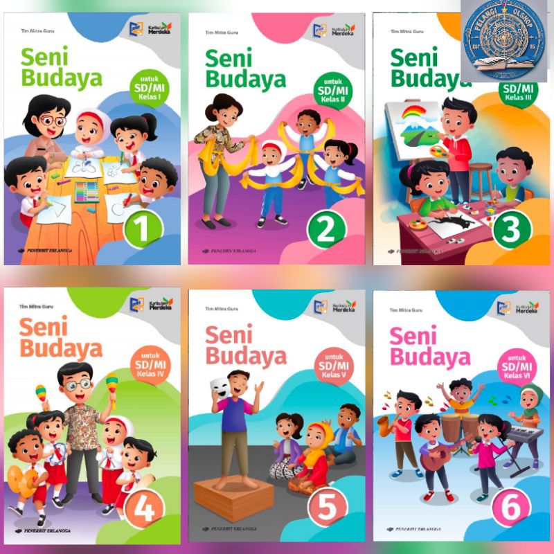 Jual BUKU SENI BUDAYA SD/MI KELAS 1 2 3 4 5 6 KURIKULUM MERDEKA ERLANGGA ORIGINAL | Shopee Indonesia