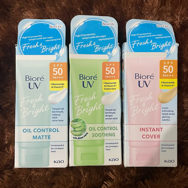 Jual Biore UV Fresh & Bright Sunscreen SPF 50+ PA+++ | Shopee Indonesia