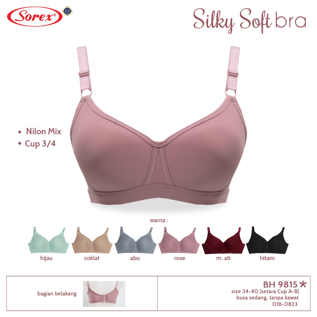 Jual SOREX MURAH BRA BH TANPA KAWAT BUSA TIPIS NYAMAN PAKAIAN DALAM DEWASA 9815 | Shopee Indonesia