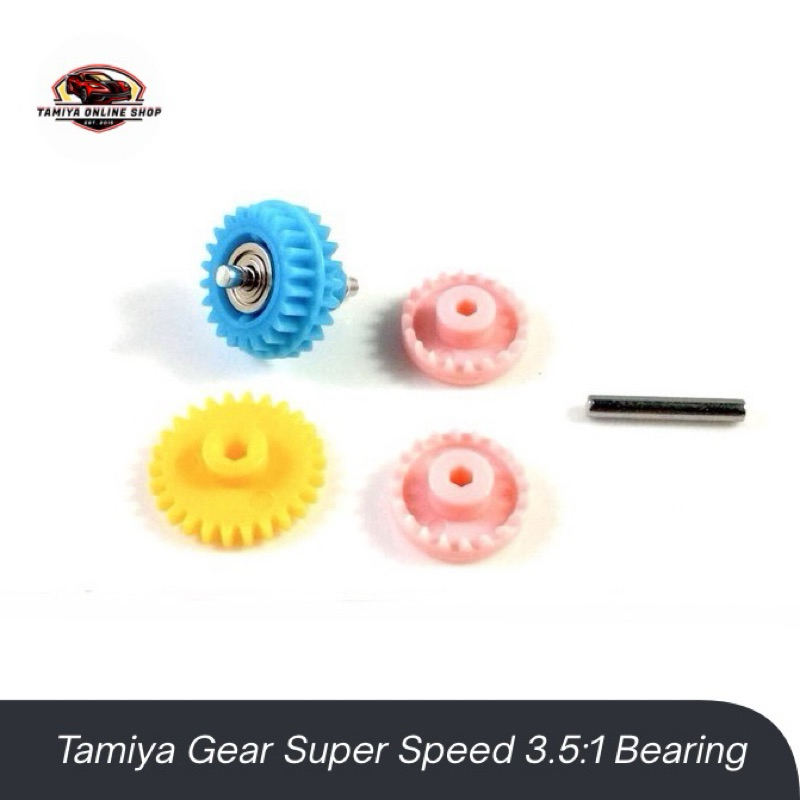 Jual Gear Super Speed Tamiya Gear 3.5:1 Gear Bearing Set SX, SXX, FMA ...
