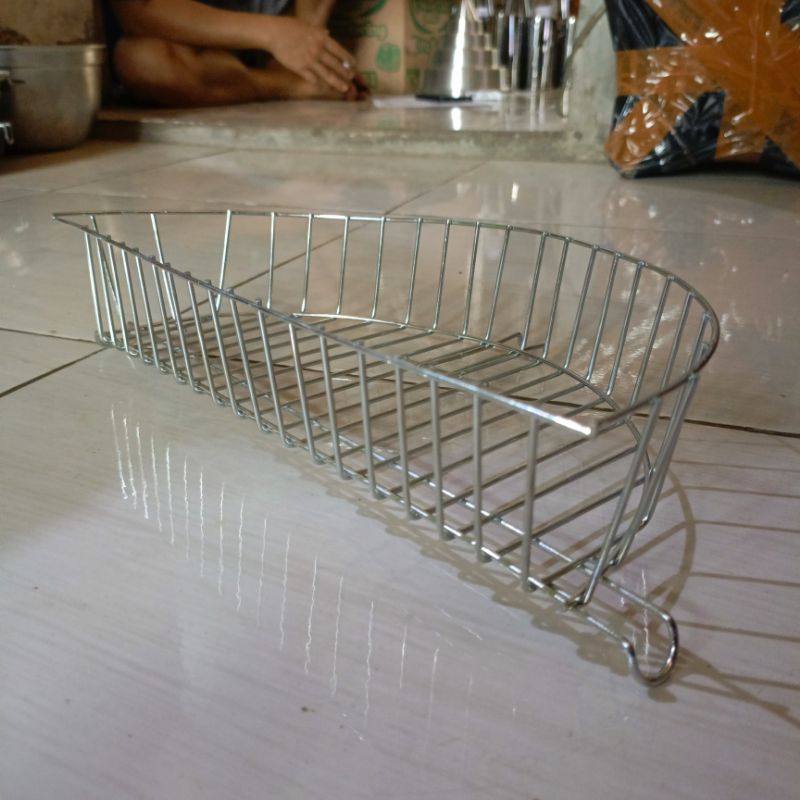 Jual peniris keranjang setengah lingkaran/peniris makanan/peniris ...