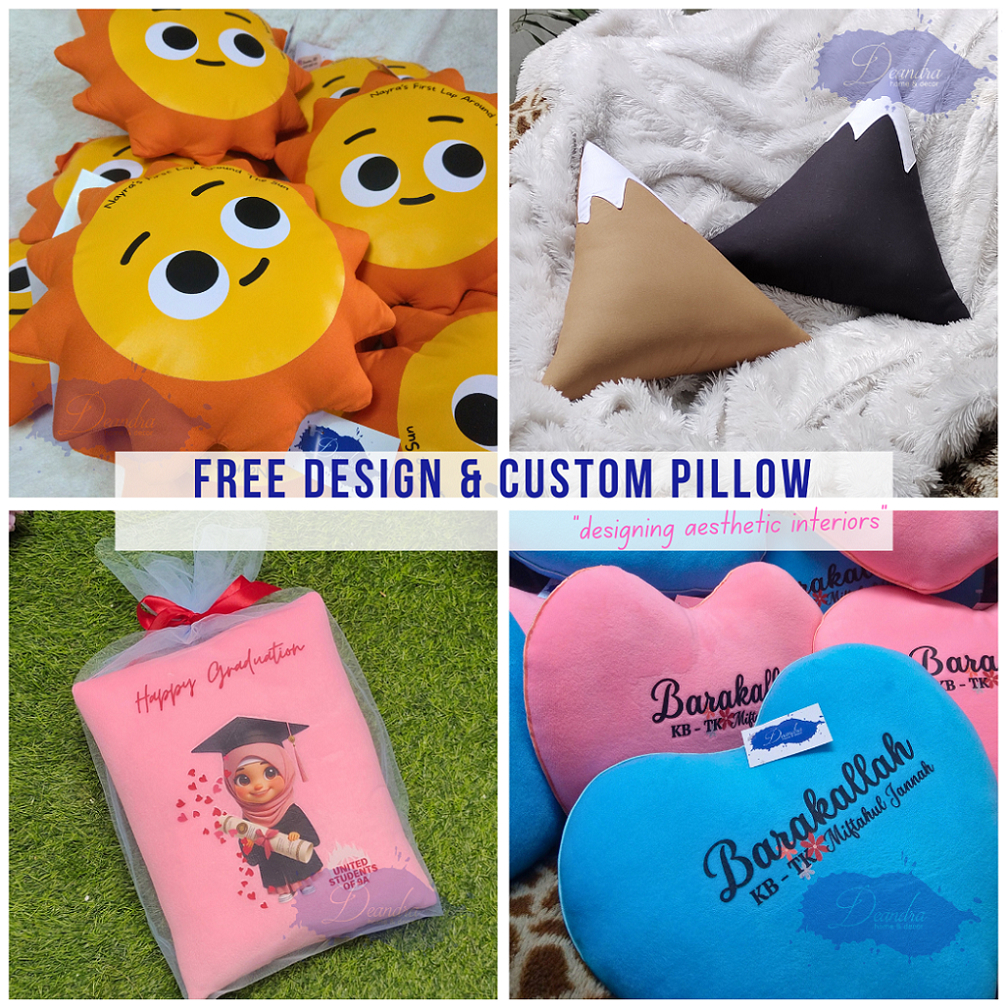 Jual FREE Custom Design Pillow Cushion | Bantal EKSKLUSIF Custom Order ...