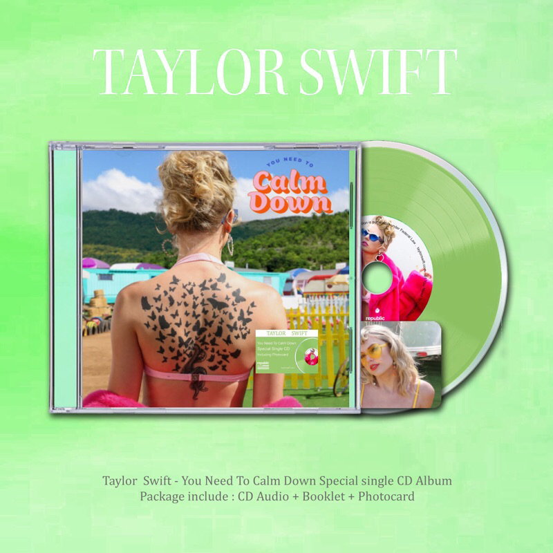 Jual CD TAYLOR SWIFT - YOU NEED TO CALM DOWN SPECIAL SINGLE ALBUM ...