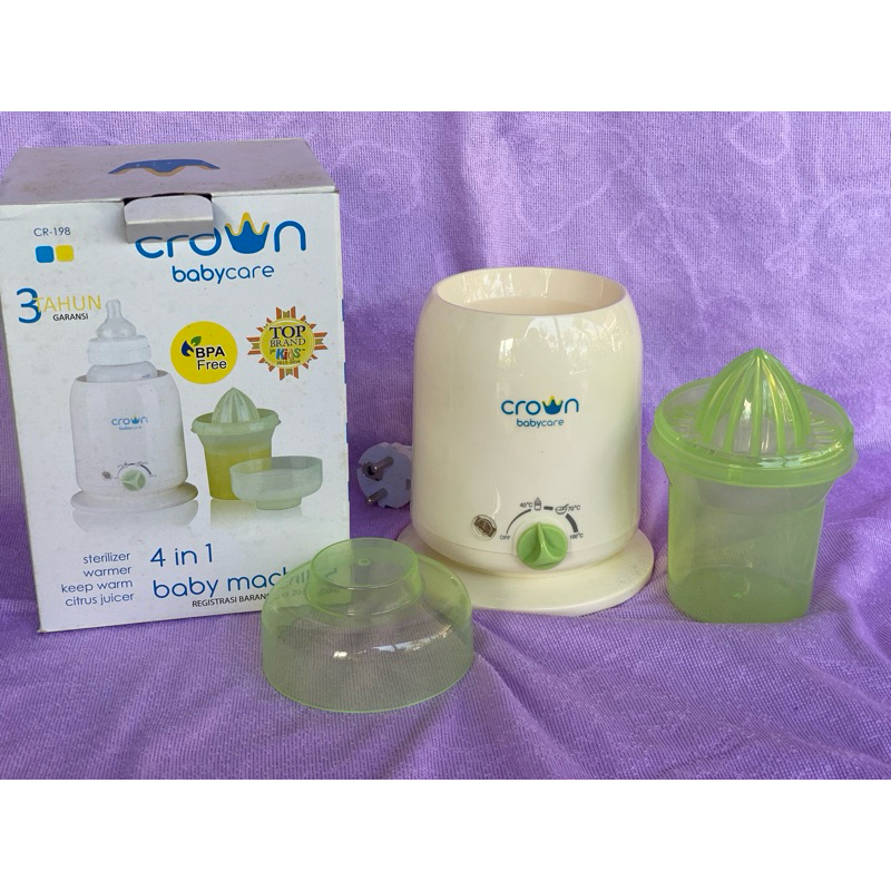 Jual crown 4 in 1 penghangat bubur asi pemanas penghangat asi ...