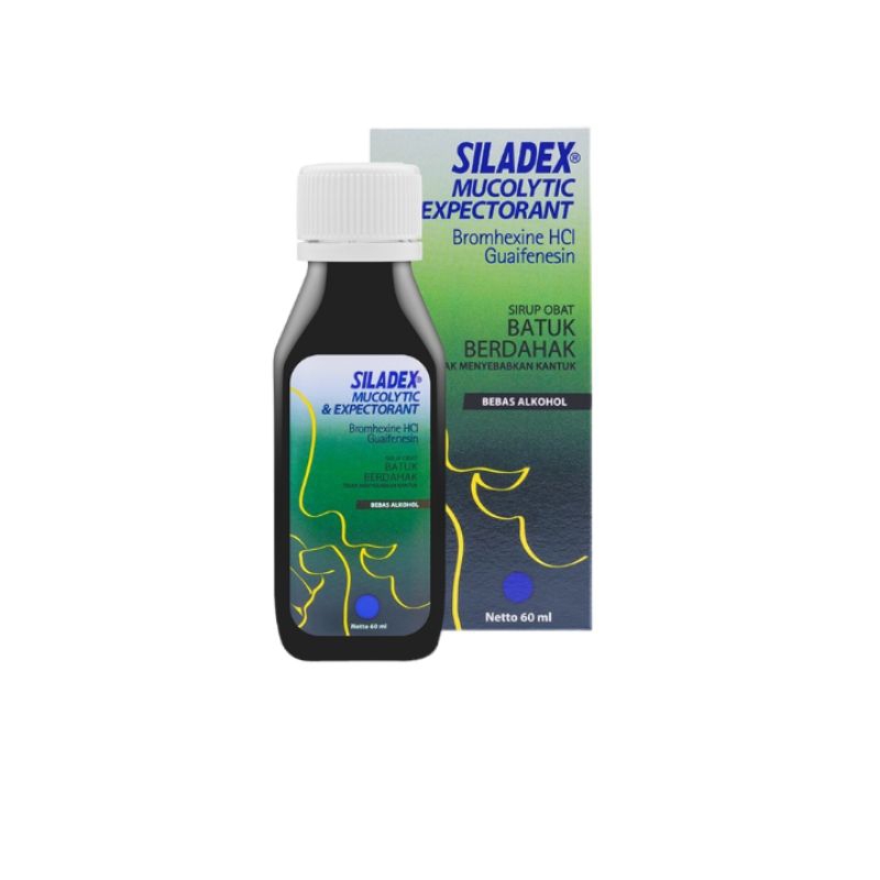 Jual Siladex Mucolytic Expectorant 60 Ml Hijau Dan Biru Siladex Cough ...