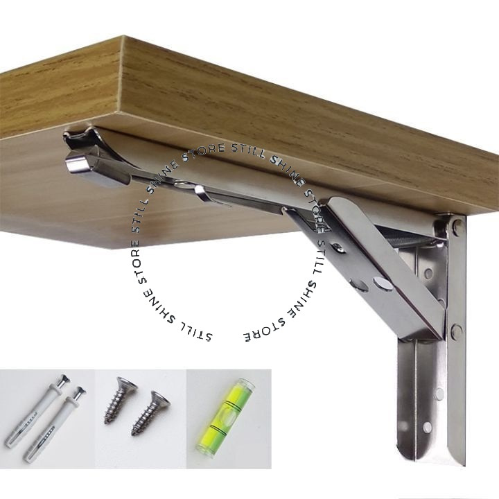 Jual Bracket Engsel Siku Lipat Dudukan Penahan Penyangga Rak Rack Papan ...