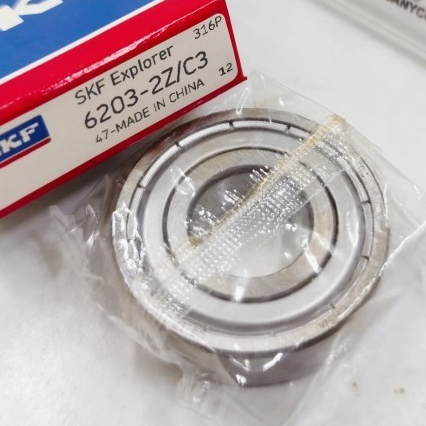 Jual BEARING 6203 ZZ C3 SKF ASLI 2Z LAKER MOTOR PINTU DINAMO 17X40X12 ...