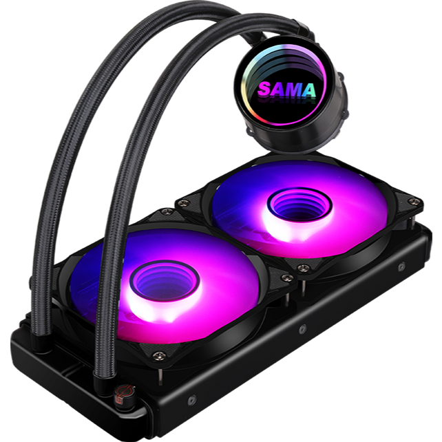 Jual KYO Sama PI240 PI360 ARGB Aio Liquid Cooling 240mm 360mm AIO 240 360 Black & White | Shopee ...