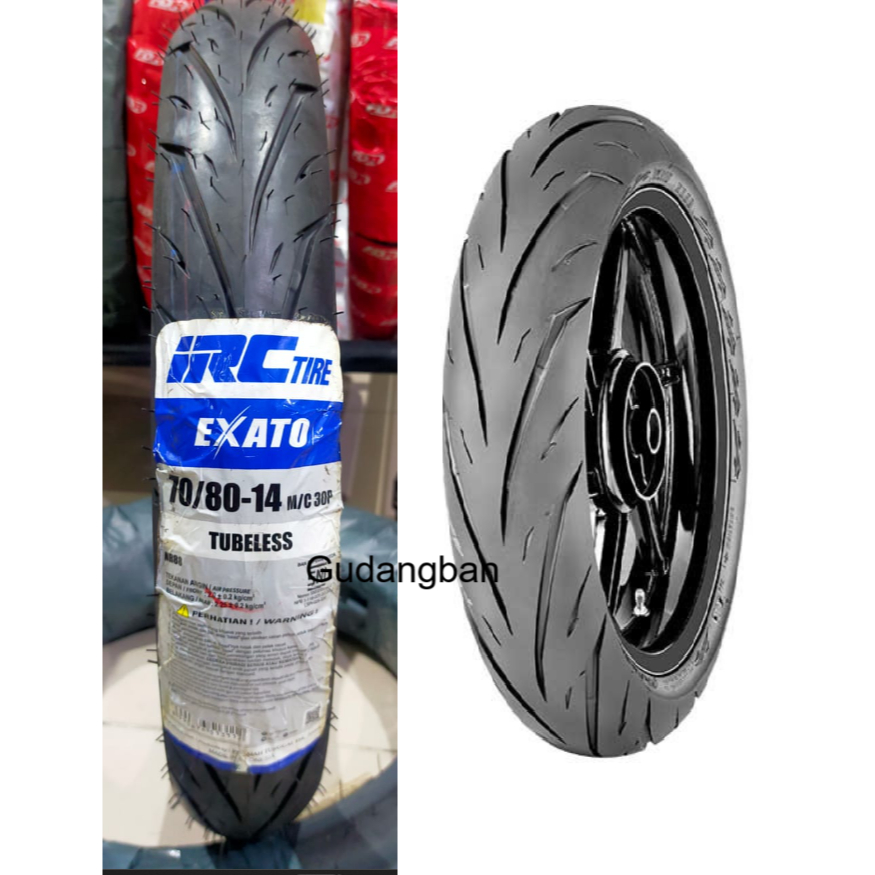 Jual EXATO 70 / 80 - 14 IRC NR 88 NR88 Ban Luar Motor RING 14 Tubeless ...