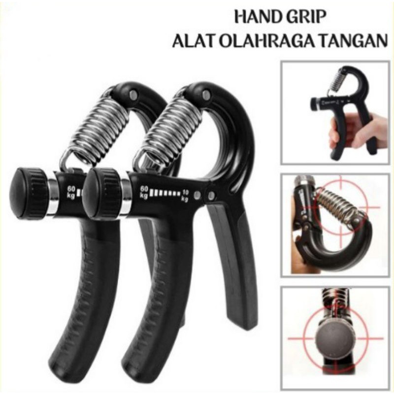 Jual Hand Grip Alat Latih Otot Jari Tangan Adjustable Hand Grip ...