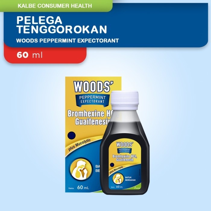 Jual Woods Peppermint Expectorant - Obat Batuk Berdahak 60 mL | Shopee ...