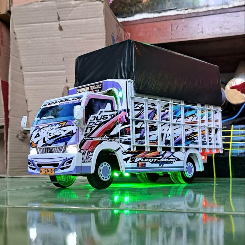 Jual Truk Oleng Miniatur Full Lampu Terpal - Termurah | Shopee Indonesia