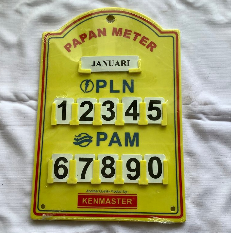 Jual Papan meteran PlN PAM Listrik Air Meter Kenmaster | Shopee Indonesia