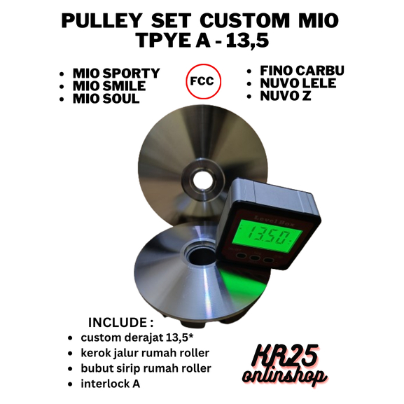 Jual PULLEY SET RUMAH ROLLER RACING CUSTOM KODE 5LW-5TL MIO SMILE ...