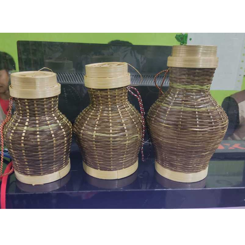 Jual KARAMBA KEPIS BAMBU TEMPAT IKAN PER 6 PCS | Shopee Indonesia