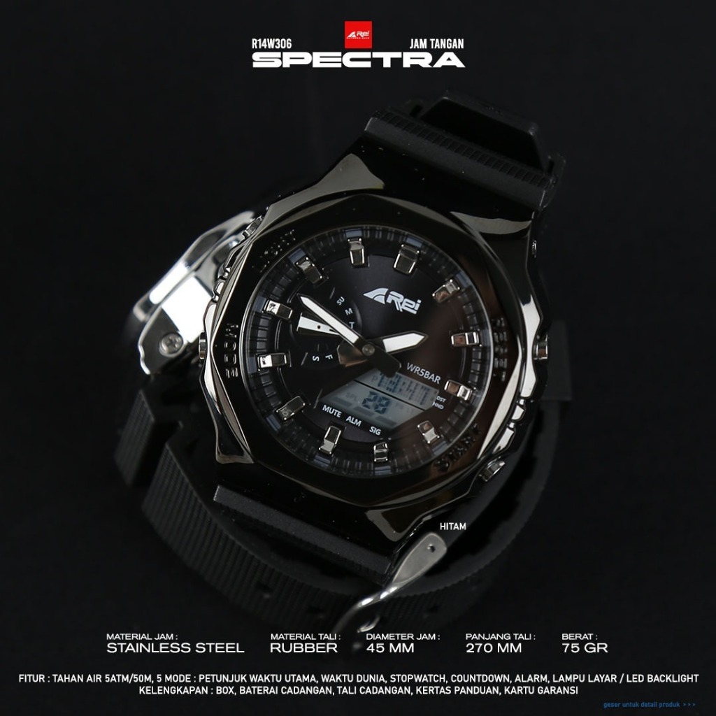 Jual Jam Tangan / Watch Analog-Digital Pria Spectra Arei Outdoorgear ...