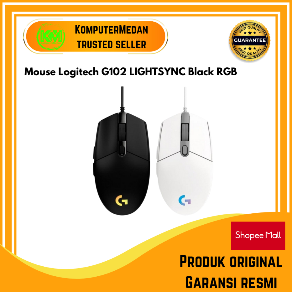 Jual Logitech G102 Mouse Gaming Wired RGB Lightsync with Macro | Shopee Indonesia