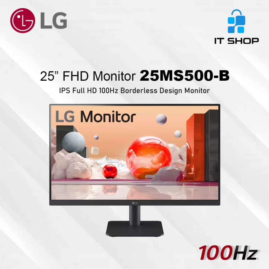 Jual LG 25" IPS FHD Monitor 25MS500-B 100Hz | Shopee Indonesia