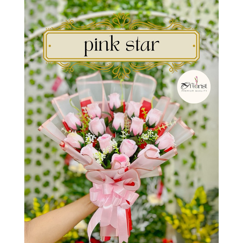 Jual Flower Bouquet - Rose kuncup star artificial flower ( bunga palsu ...