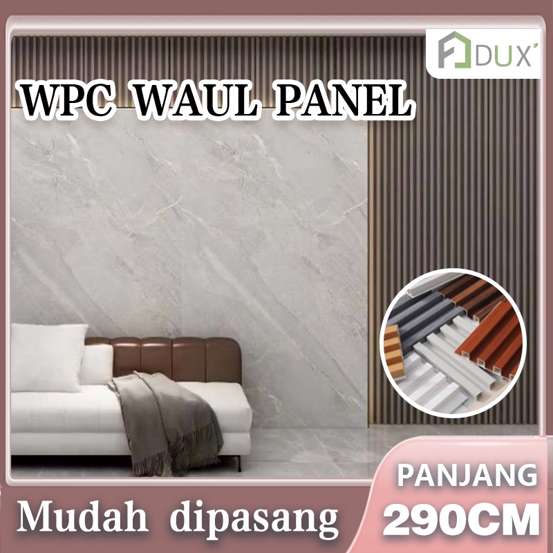 Jual [DUX] Wood Panel WPC Wall Panel PVC WALLPANEL PVC kayu WOODPANEL PVC 2,9 Meter | Shopee ...