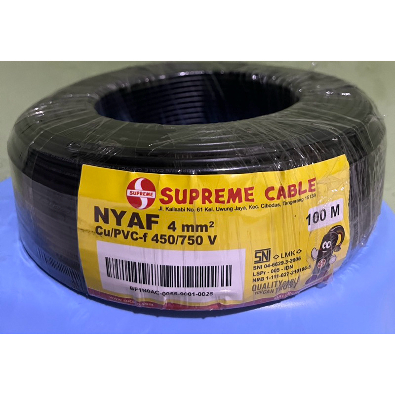 Jual Kabel NYAF 4mm Supreme 100m Original | Shopee Indonesia