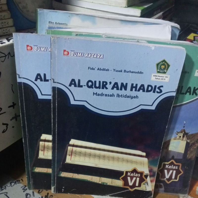 Jual BUKU AL- QUR'AN HADIS UNTUK MADRASAH IBTIDAIYAH KELAS 6 REVISI KMA 2019 PENERBIT BUMI ...