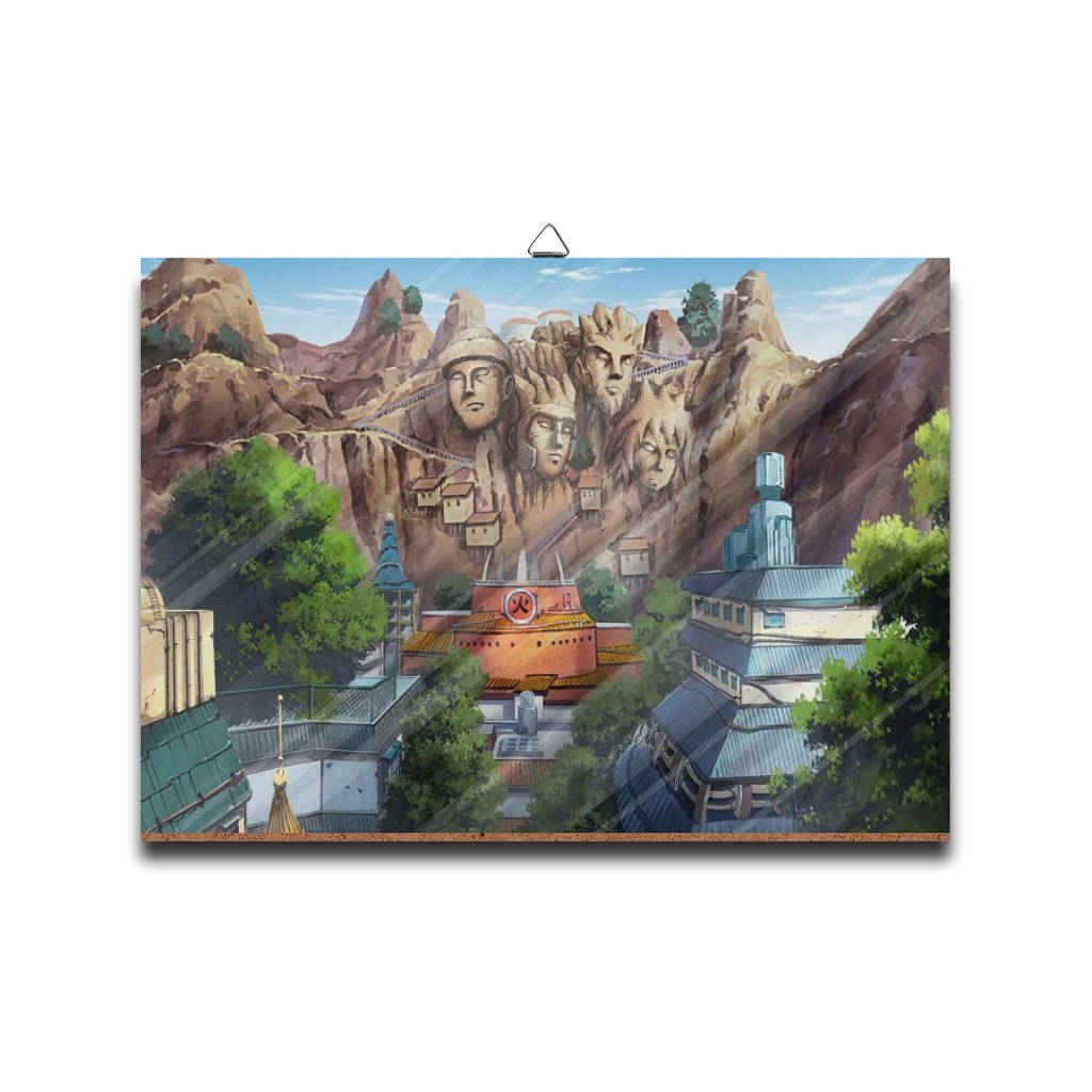 Jual Poster dinding kayu KONOHAGAKURE - NARUTO SERIES material MDF ...