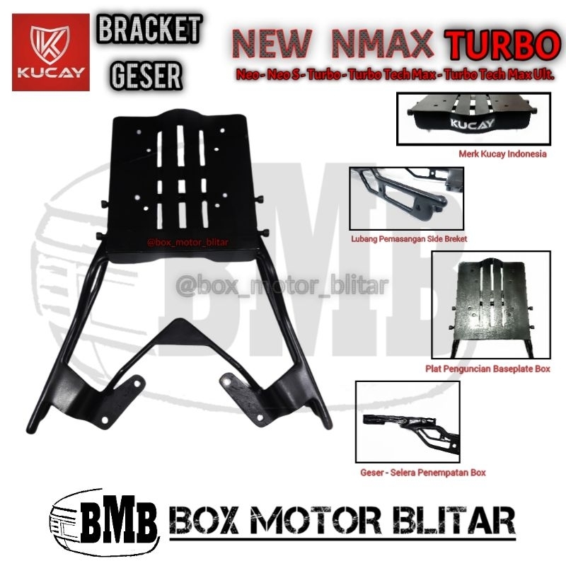 Jual Bracket Kucay Geser Yamaha Nmax Turbo Neo S Tech Ultimate Breket ...