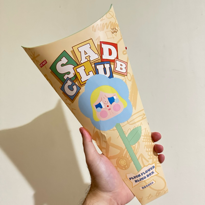 Jual [READY, SELECTED] Pop Mart Cry Baby Sad Club Plush Flower | Shopee ...