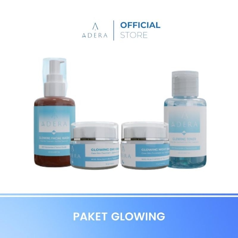 Jual PAKET LENGKAP GLOWING 4 ADERA 100 % ORIGINAL | Shopee Indonesia