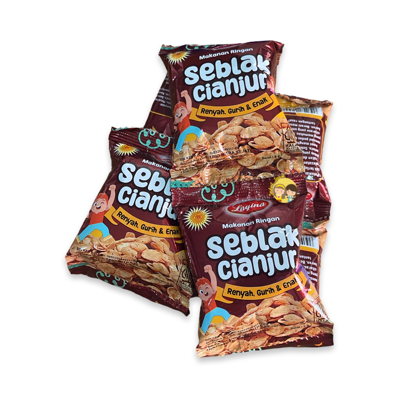 Jual Seblak Cianjur Snack 10 X 8 Gr Rasa Pedas Asin Gurih Jajanan Jadul ...