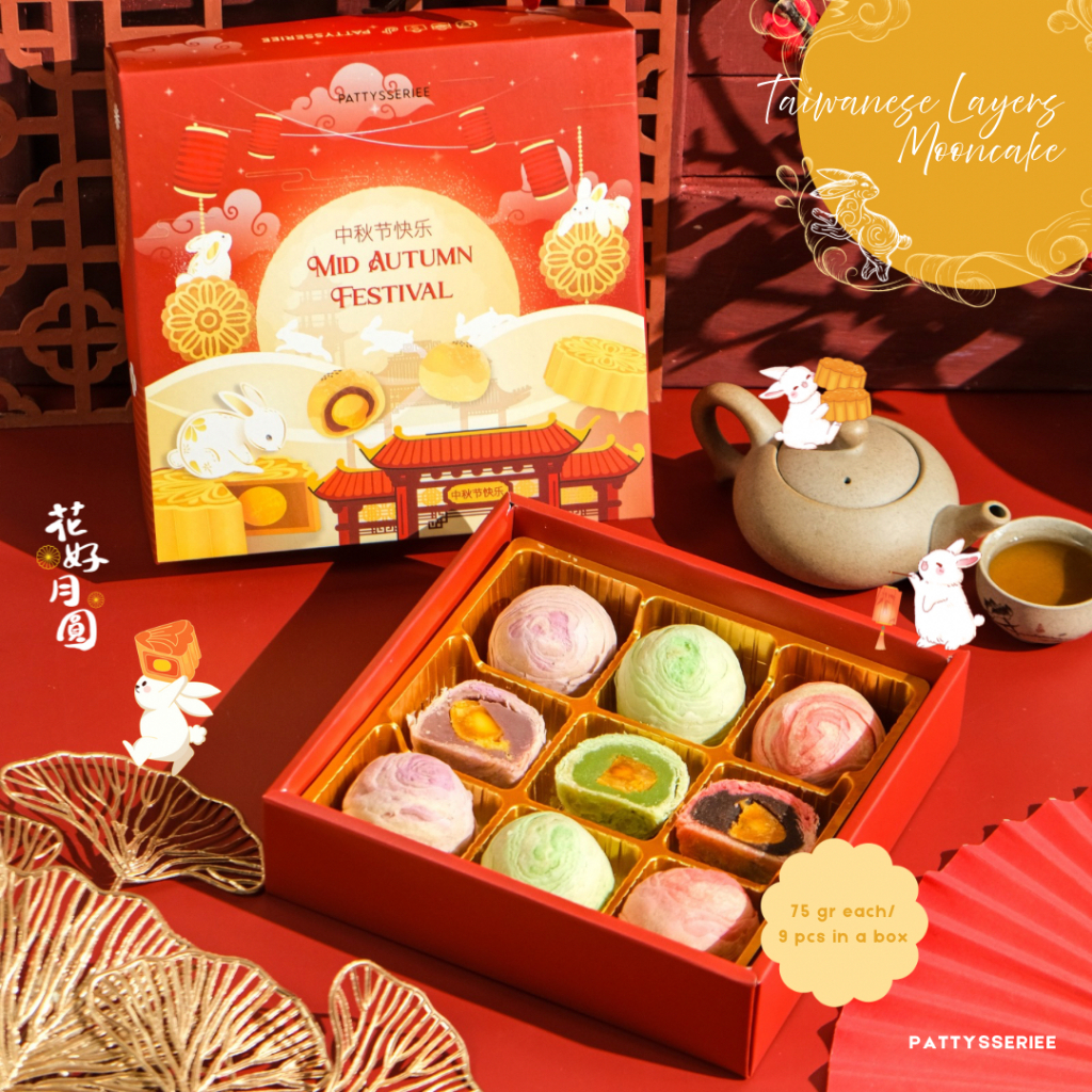 Jual Taiwanese Thousand Layer Moon Cake - Kue Bulan Pattysseriee ...