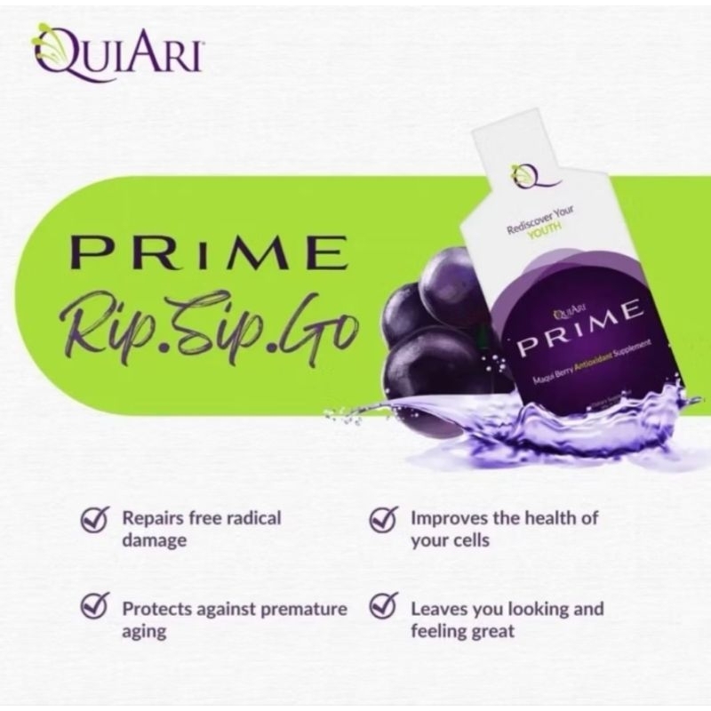Jual prime Gel Quiari 1 box isi 30 sachet | Shopee Indonesia