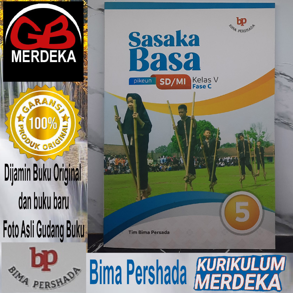 Jual SASAKA BASA pikeun SD/MI Kelas 5/V Fase C Kurikulum Merdeka Tim ...