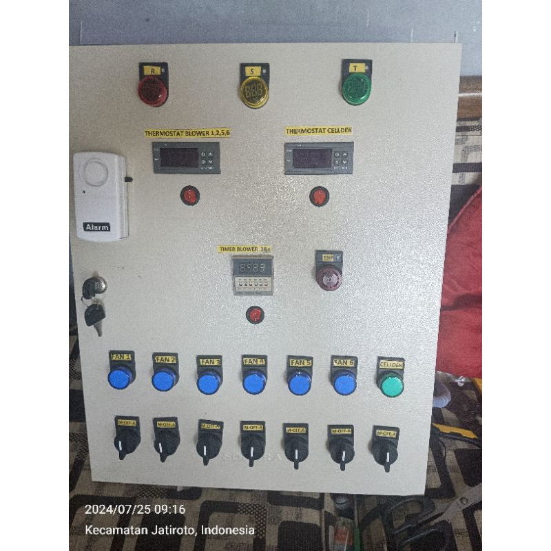 Jual Panel BLower 6Blower 1 Coolingpad Listrik 3phase | Shopee Indonesia