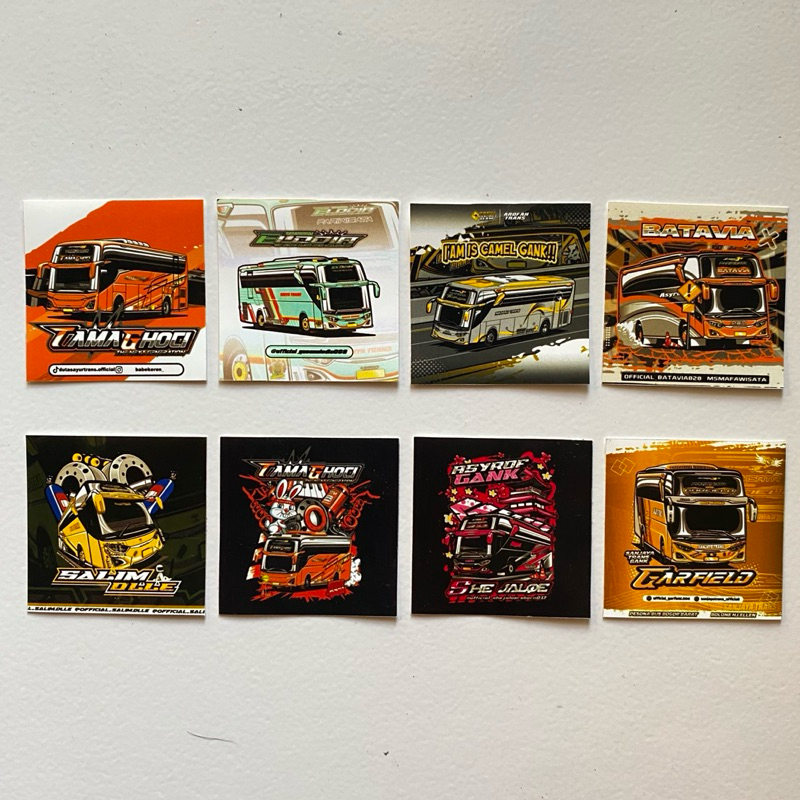 Jual STIKER BUS TELOLET BASURI VINYL PREMIUM | Shopee Indonesia