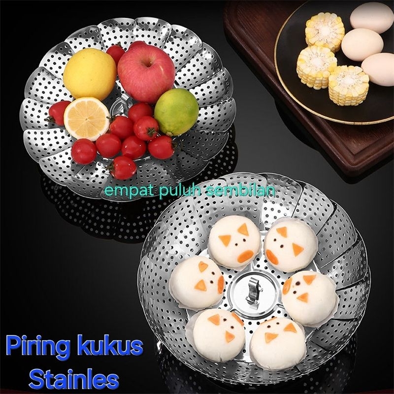 Jual alas kukus stainless - tatakan pengukus - keranjang kukus ...
