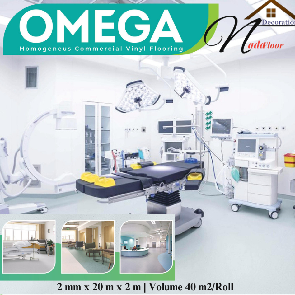 Jual lantai vinyl roll rumah sakit anti bakteri | vinyl roll omega ...