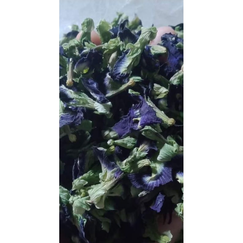 Jual bunga teleng kering | teh butterfly pea 10grm | Shopee Indonesia