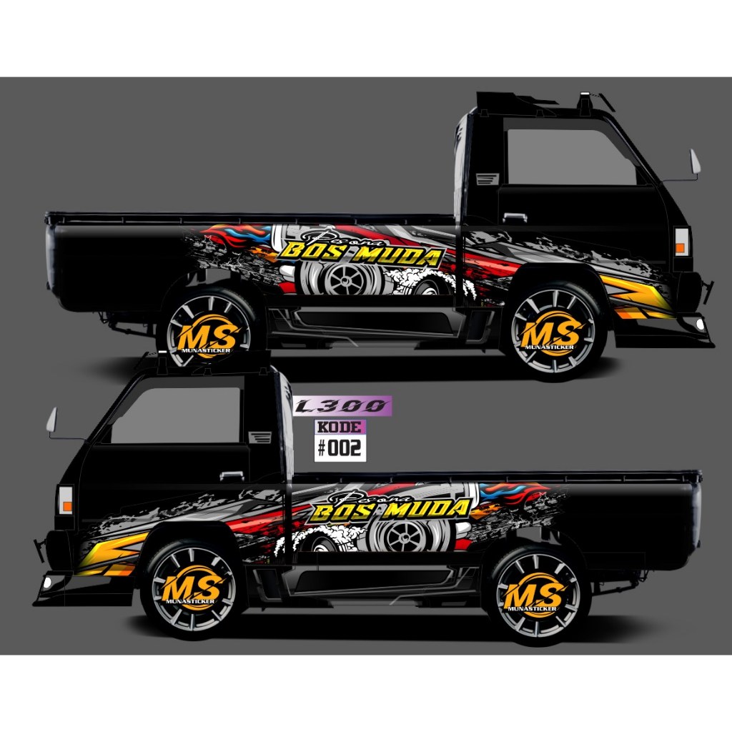 Jual stiker sticker decal thailand pick up L300 grand max new carry ...