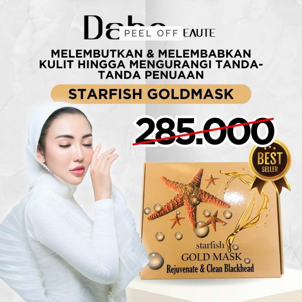 Jual STARFISH GOLD MASK | Shopee Indonesia