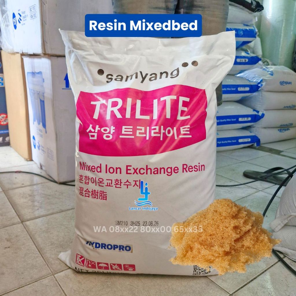 Jual Resin Mixbed Merk Trilite TDS / Conductivity 0 Ecer 1 Liter ...